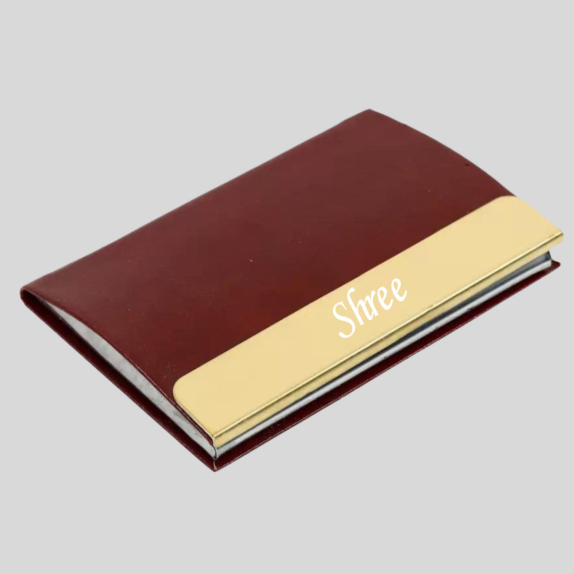 Personalised Name Card Holders Online India | Custom Engraved Business ...