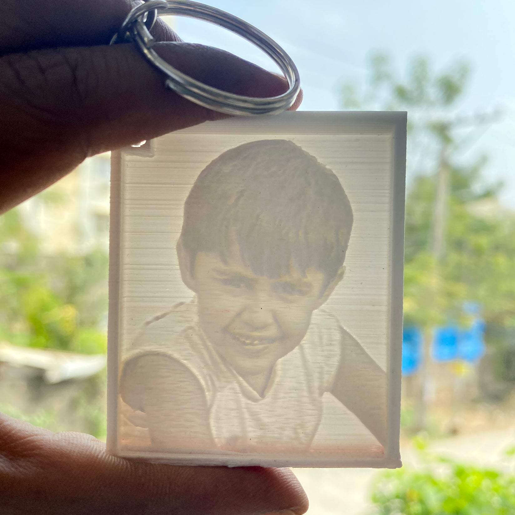 Lithophane Keychains, Buy Personalised Litho Keychains online|Zestpics