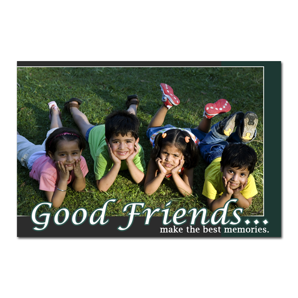 Buy/ Send Personalised Photo Good Friends Magnet Gifts Online in India ...