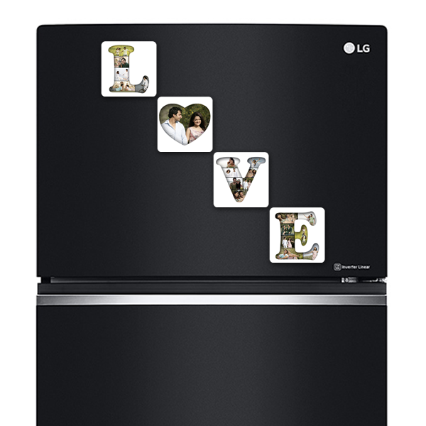 Love Collage Photo Magnets | Custom Photo Magnets | Turn Your Photos ...