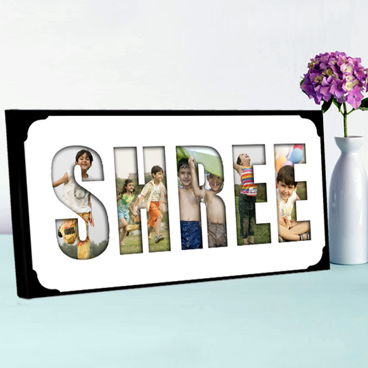Personalized Photo Name Collage Frame | Name Frames | Zestpics
