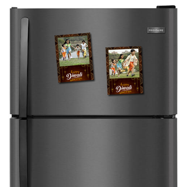 Happy Diwali Magnets - Set of 2 – Zestpics