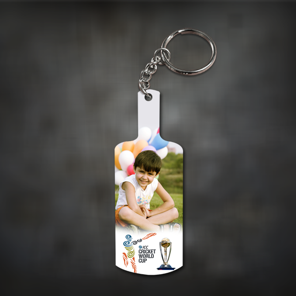 Personalized Photo Cricket Bat Key chain | Custom Cricket Bat KeyRing ...