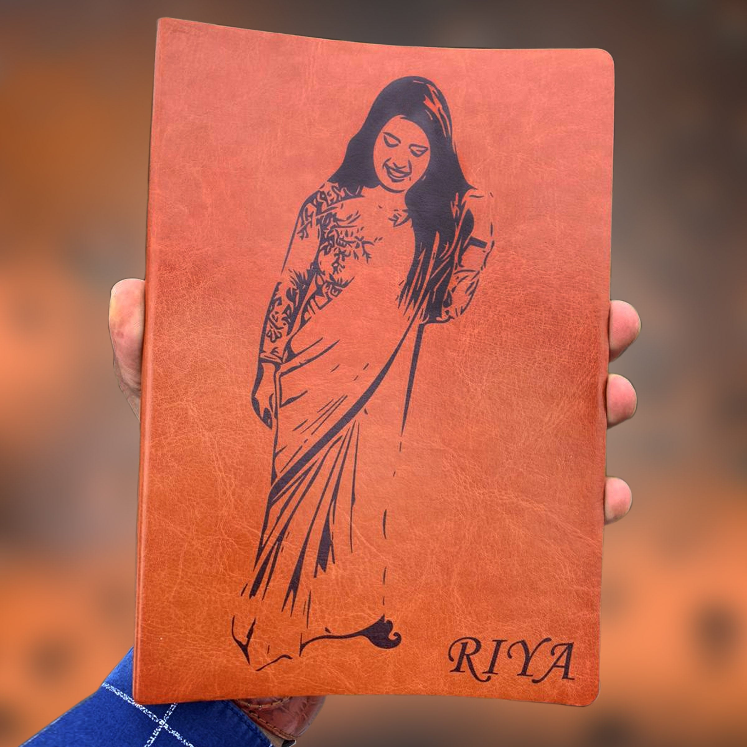 Customised Diary with Pen | Buy Personalised Diary Gift Online at Zestpics