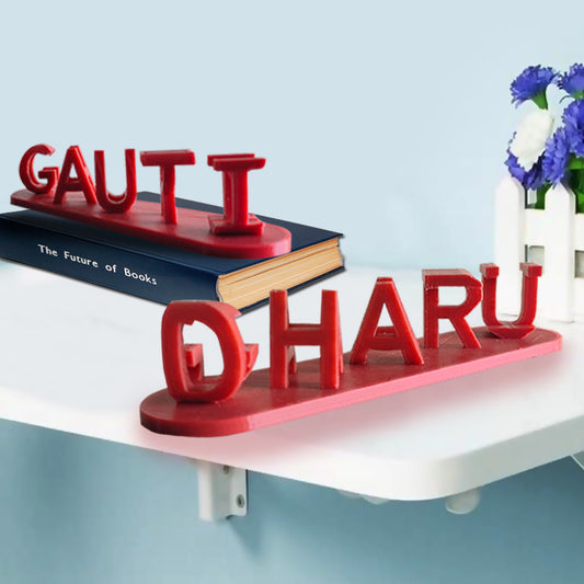 Flip Name, 3D Flip Name, Couple Gifts, Anniversary Gifts | Zestpics