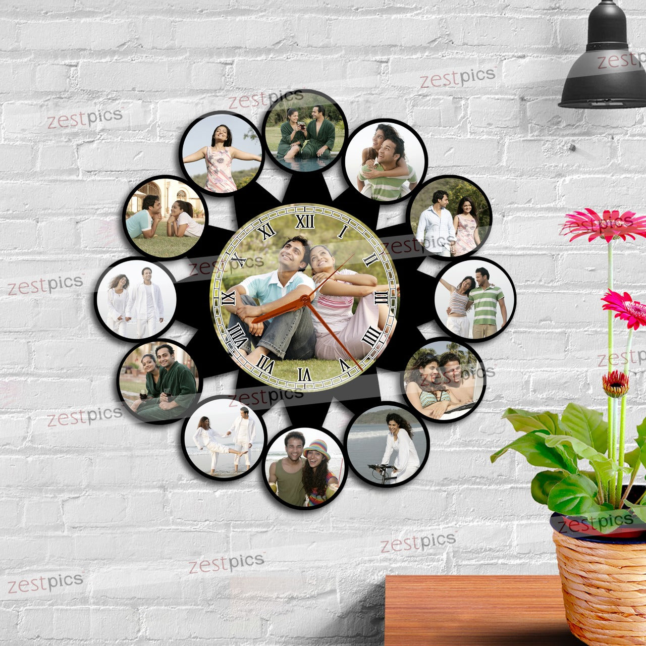 Photo Clock, Clock Photo Frame, Photo Wall Clock | Zestpics