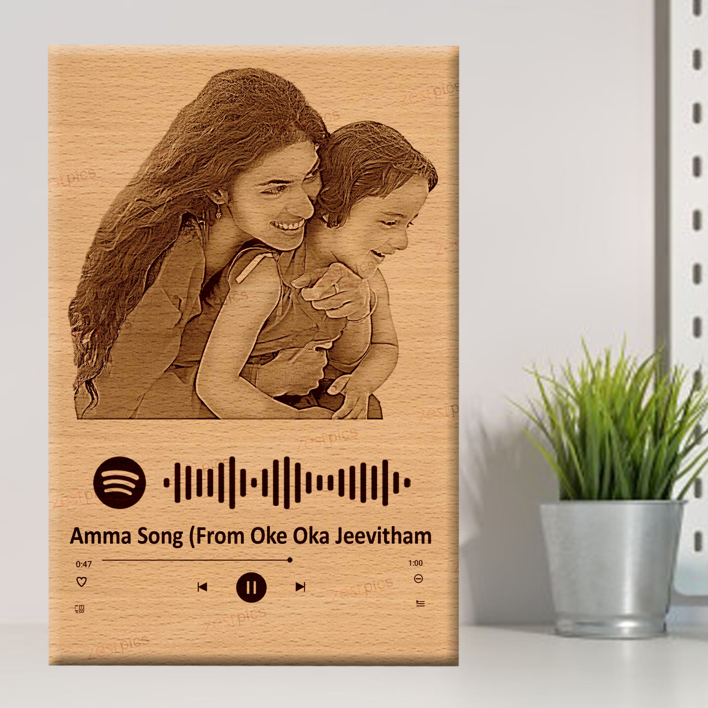 Custom Scannable Spotify Code Gifts | Spotify Code | Spotify Plaque ...