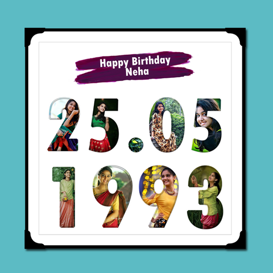 Personalized Photo Name Collage Frame | Name Frames | Zestpics