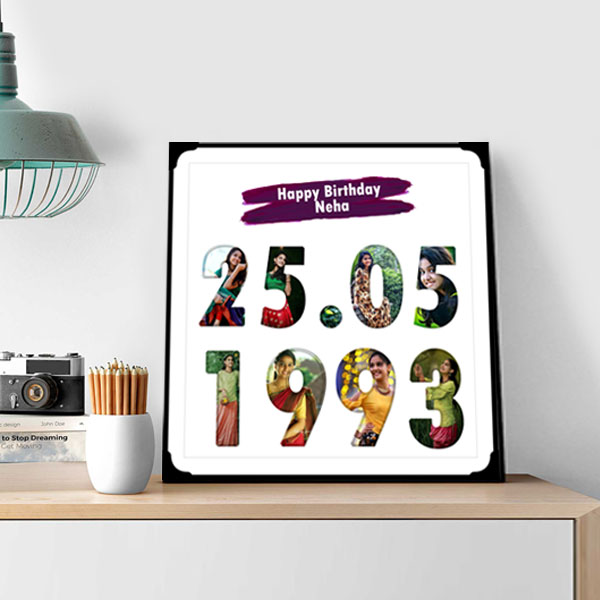 Frame the Date | Frame the Anniversary, Birthday, Marriage Date with ...