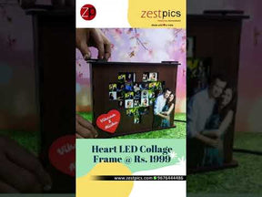 Valentines Day LED Heart Photo Frame: Unique Personalized Photo Gifts ...