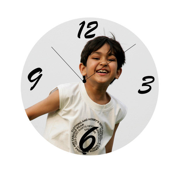 Buy Personalized Photo Round Shape Wall Clock Online in India - Zestpics